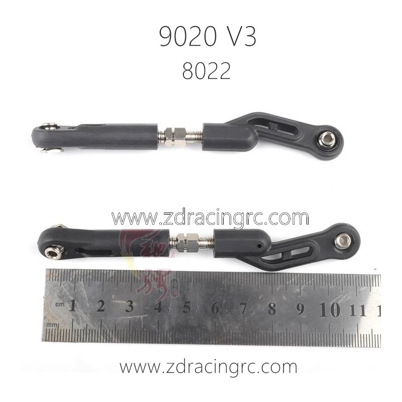 ZD RACING 9020 V3 RC Car Parts 8022 Rear Upper Connect Rod