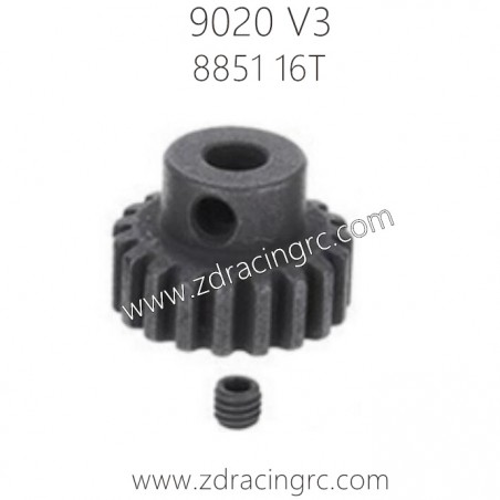 ZD RACING 9020 V3 1/8 Parts 8195 8450 8451 8452 Motor Gears